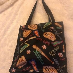 baseball tote | Bags | Baseball Purse Tote Shoulder Canvas Large Tote ...
